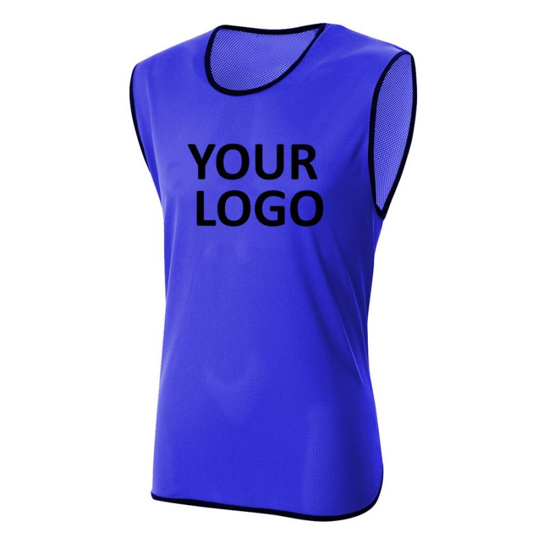 Personalised Football Soccer Training Vest Top Quality Custom Mesh ...
