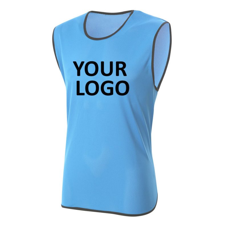 Personalised Football Soccer Training Vest Top Quality Custom Mesh ...